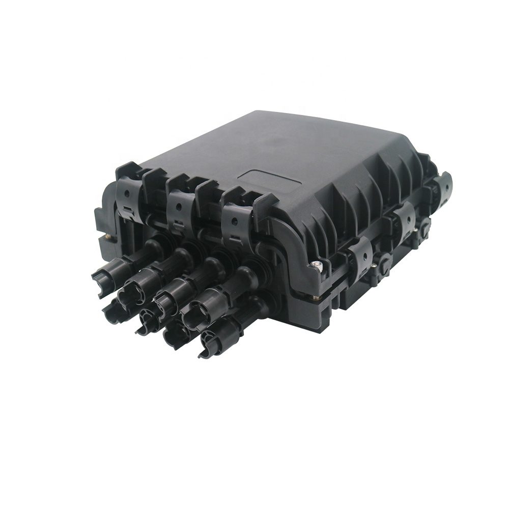8 Port Fiber Optic Splice Closure with Fast Connector Exit - Fiber ...