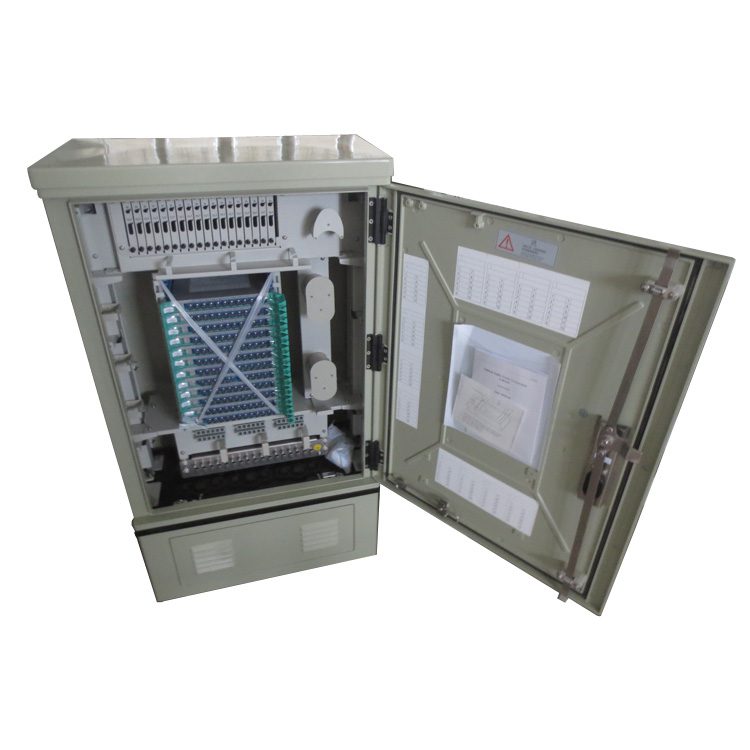 Fiber splitter cabinet outdoor smc 144 fibers - TELHUA
