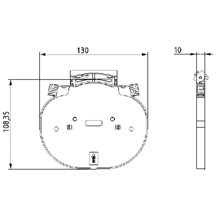 12 fiber splice tray - TELHUA