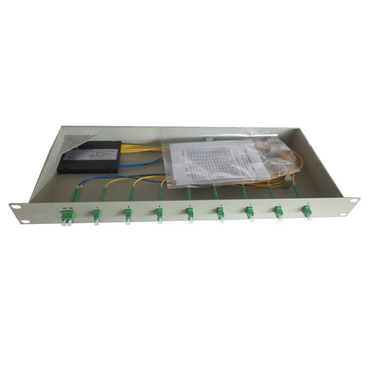 19inch 1U Fiber Optical Splitter Patch Panel - TELHUA